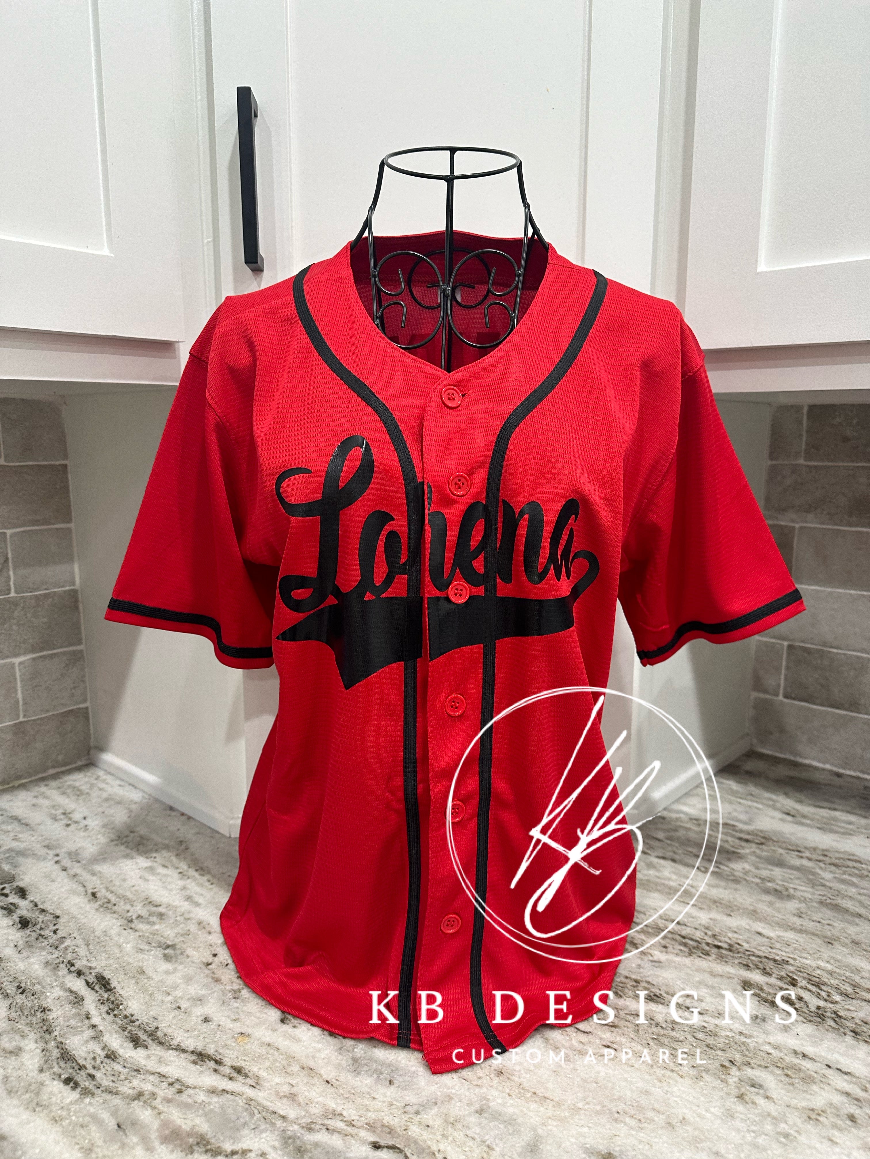 Personalized Baseball Jersey – KB Designs By Christina