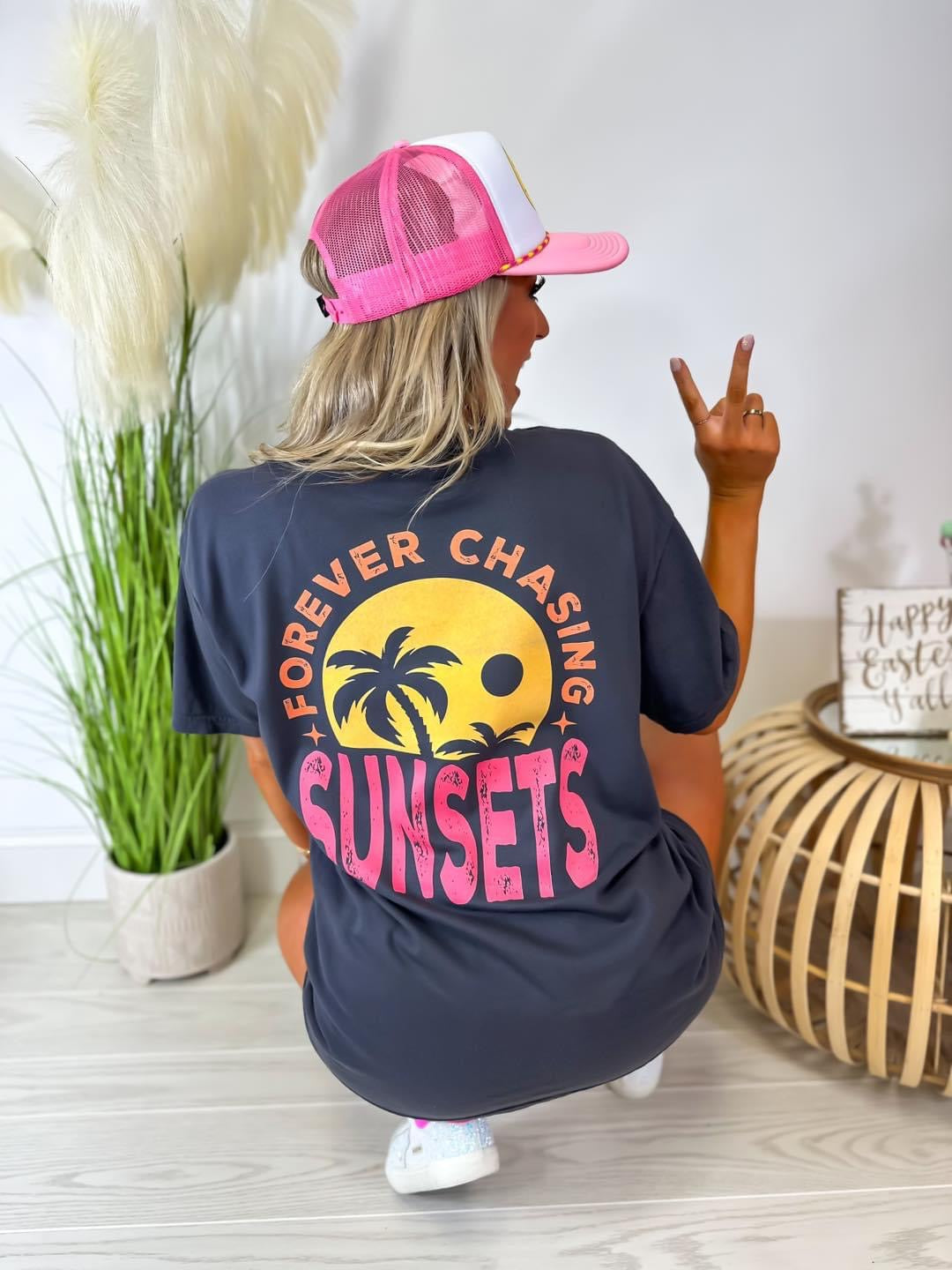 Forever Chasing Sunsets Graphic Tee – KB Designs By Christina