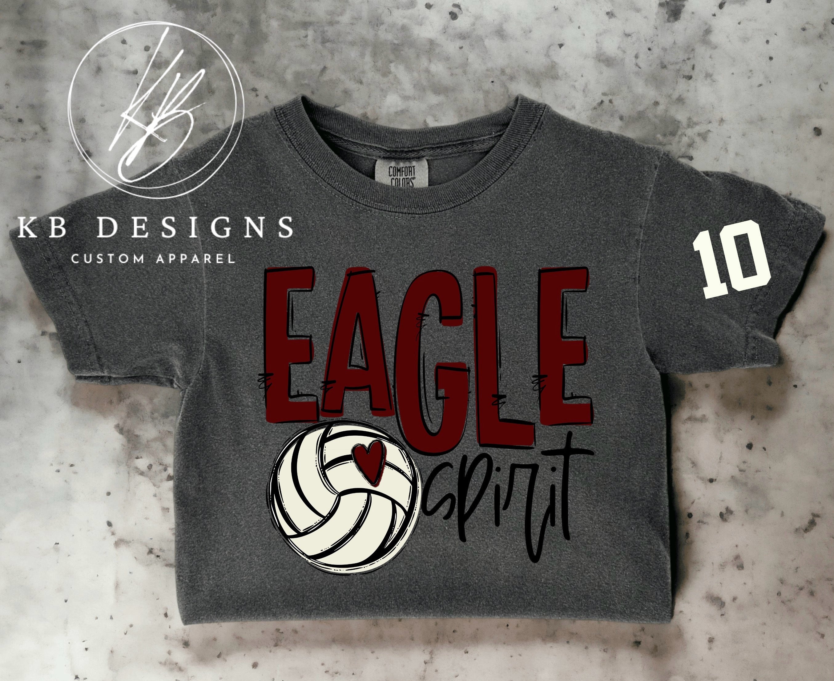 Mascot Volleyball Spirit – KB Designs By Christina