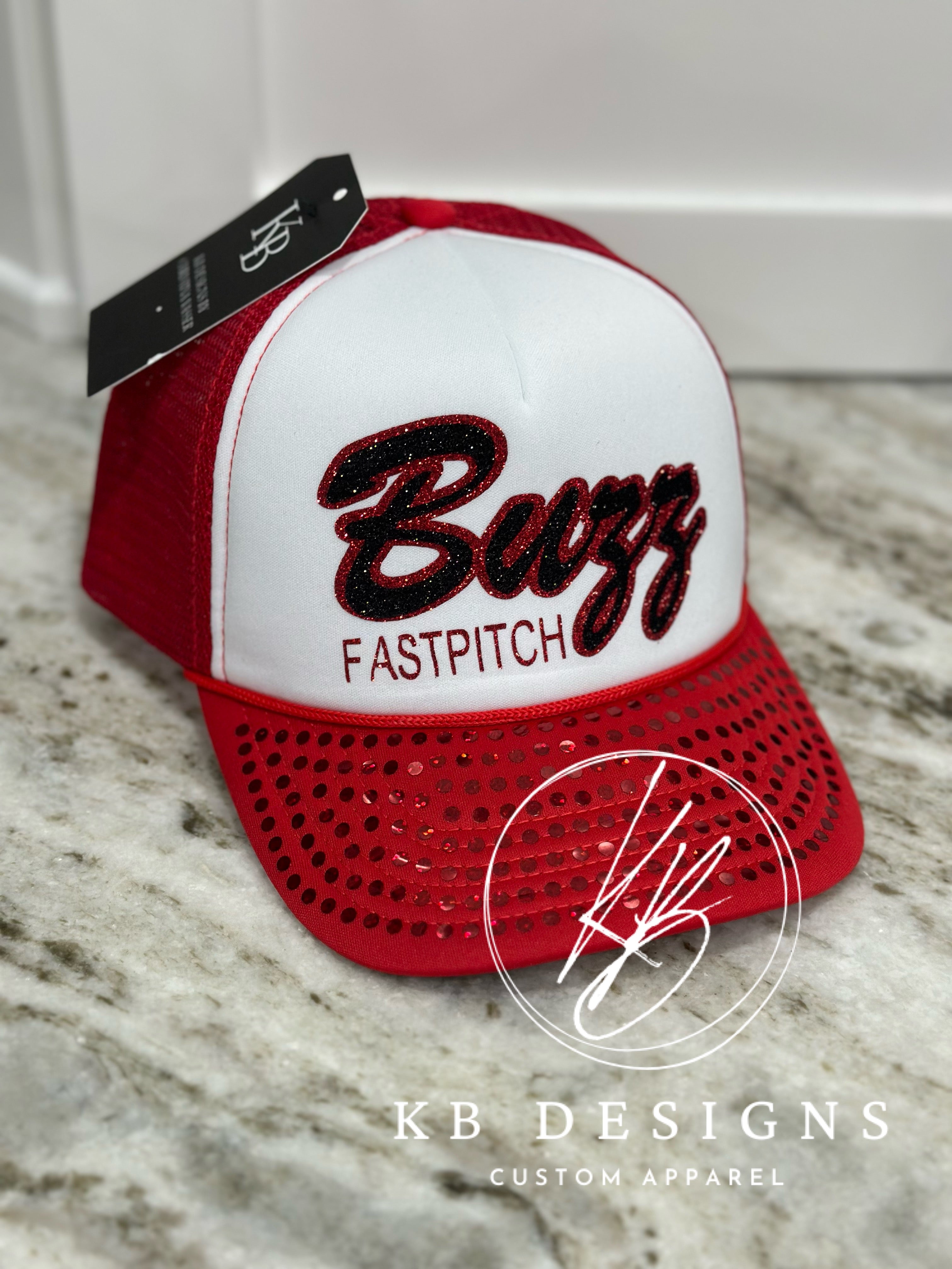 Buzz Fastpitch Cap – KB Designs By Christina